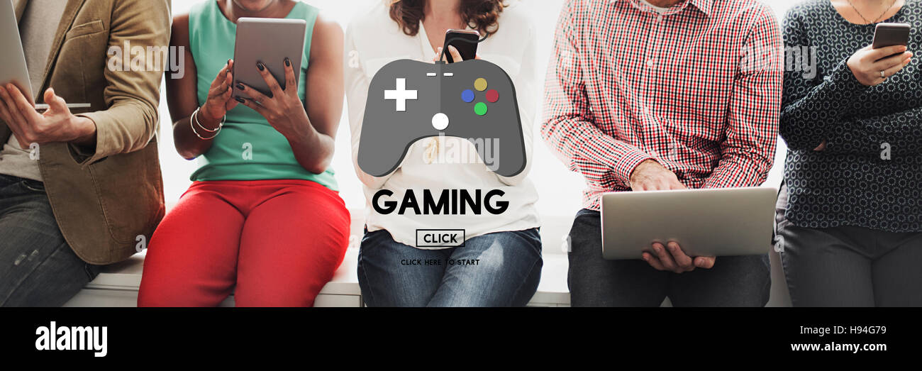 Gaming Game Playing Solutions Strategy Hobbies Concept Stock Photo - Alamy