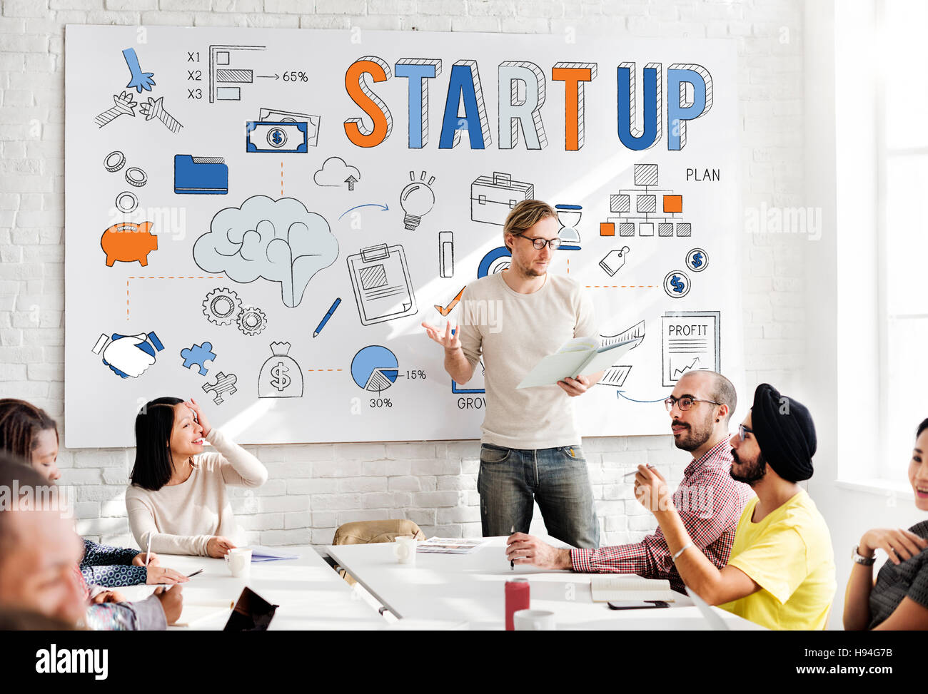 Startup New Business Launch Development Concept Stock Photo - Alamy