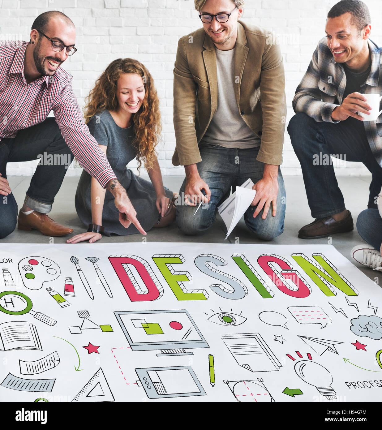 Design Creative Planning Objective Purpose Ideas Concept Stock Photo ...