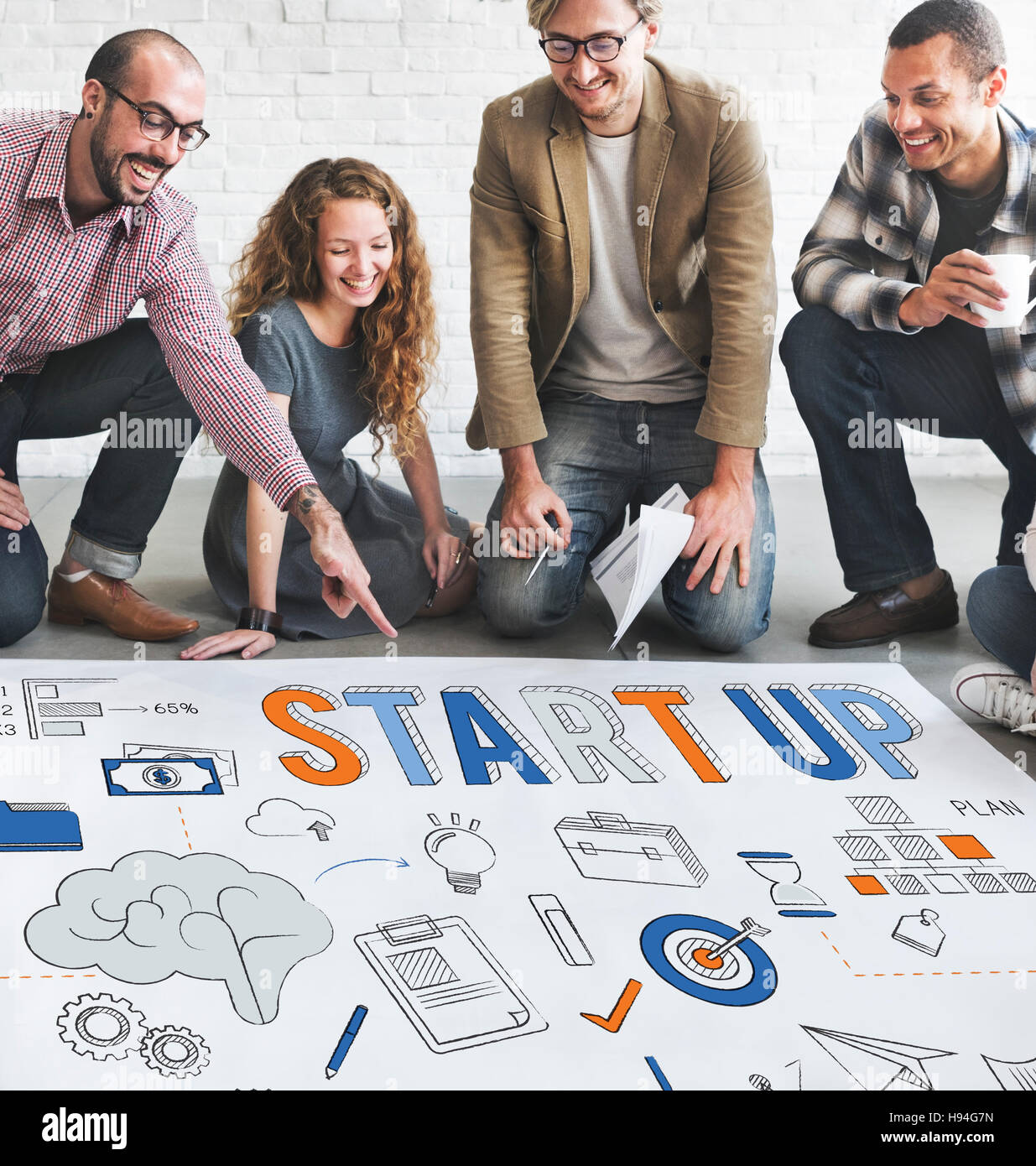 Startup New Business Launch Development Concept Stock Photo - Alamy