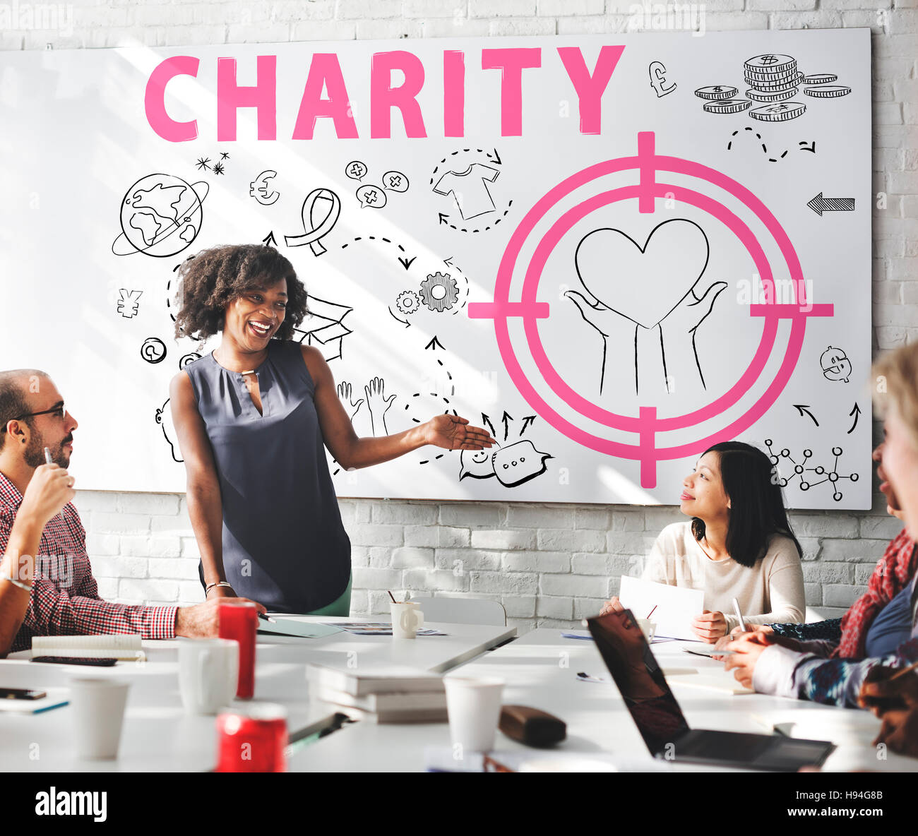 Charity Aid Donation Awareness Concept Stock Photo - Alamy