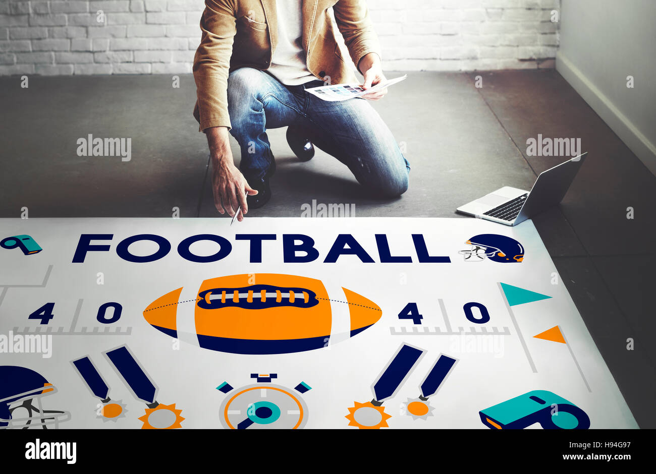 Sports graphics hi-res stock photography and images - Alamy