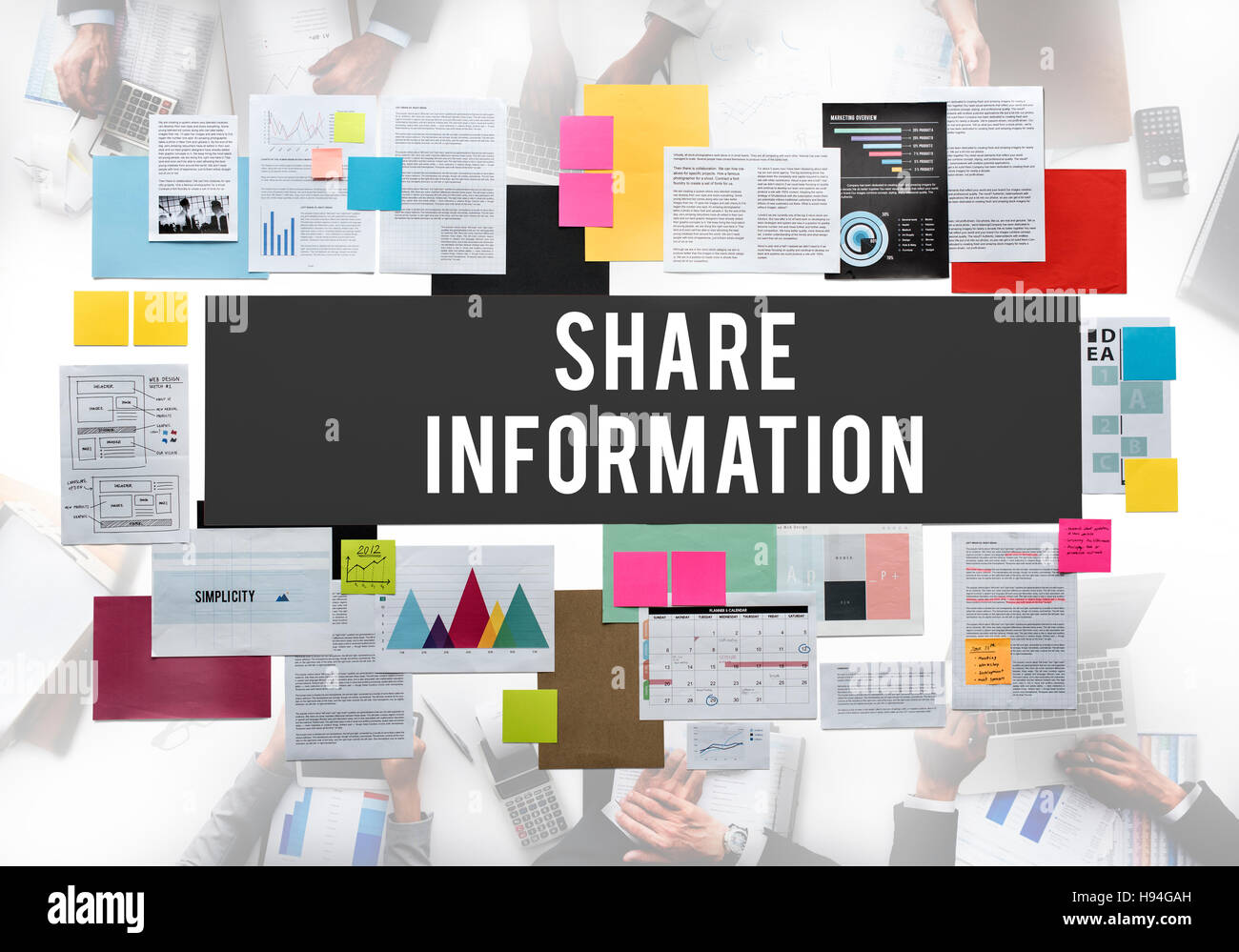 Document Marketing Strategy Business Concept Stock Photo - Alamy