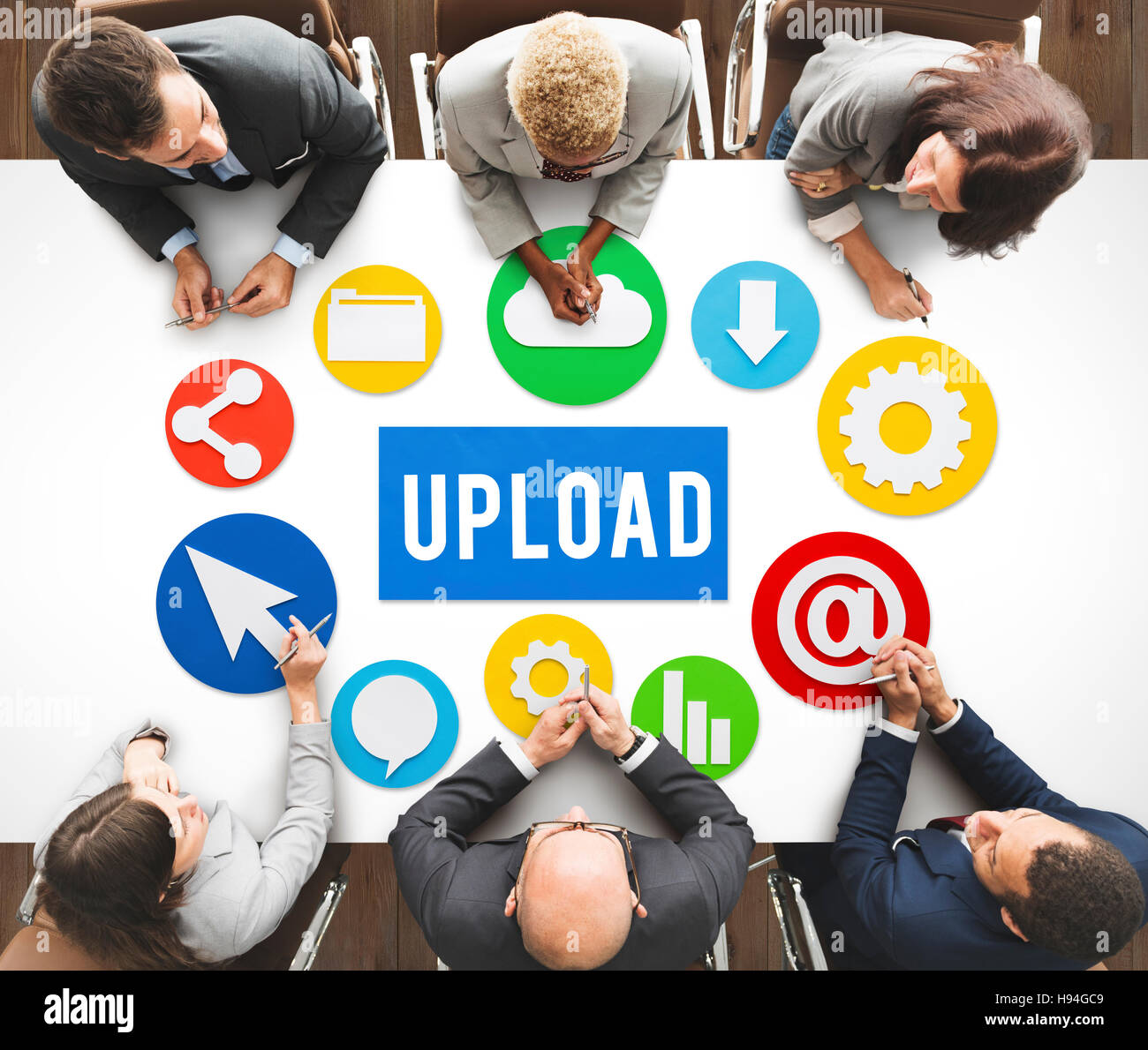 Upload Post Technology Word Graphic Concept Stock Photo - Alamy