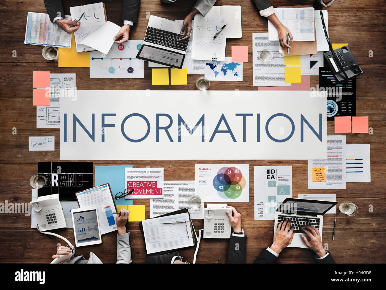 Information Research Results Detail Concept Stock Photo - Alamy