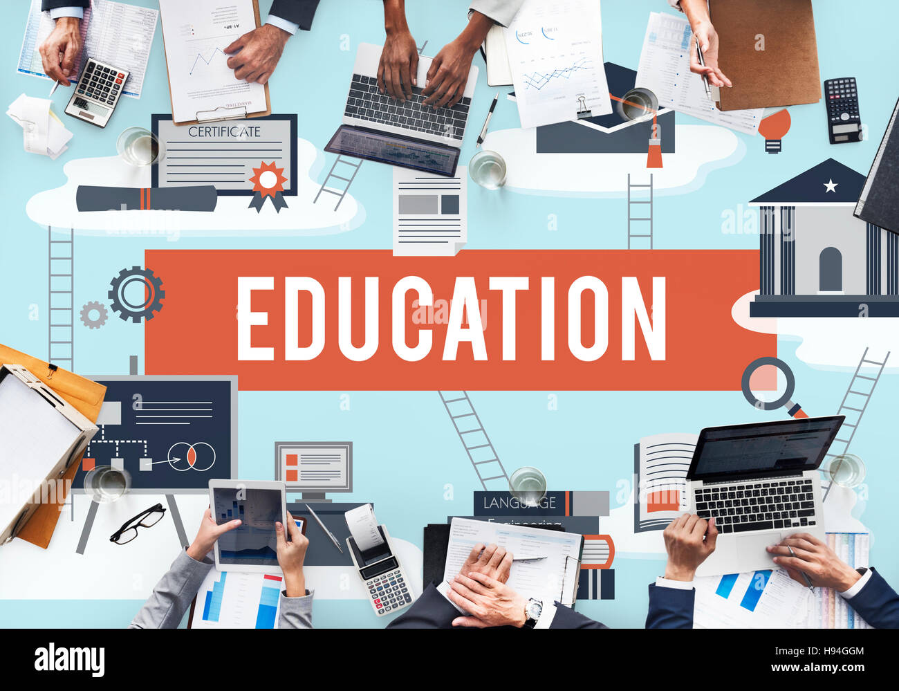 Education Knowledge Learning Studying Ideas Concept Stock Photo - Alamy