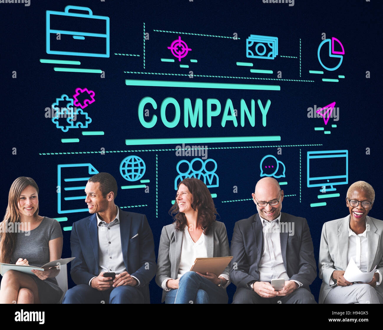 Company Business Collaboration Ideas Teamwork Concept Stock Photo - Alamy