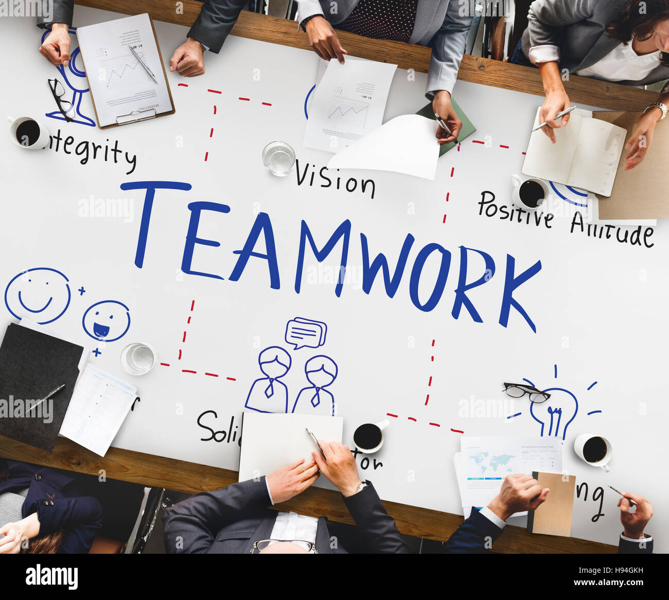 Teamwork Alliance Collaboration Company Unity Concept Stock Photo - Alamy