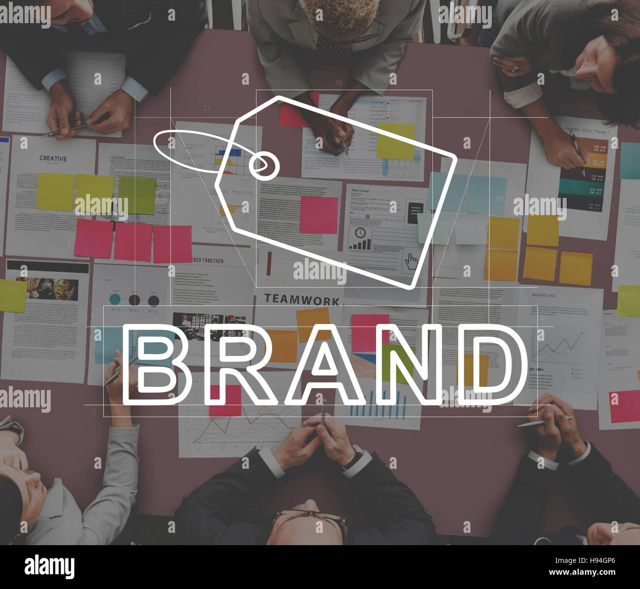 Creative Design Brand Identity Marketing Concept Stock Photo - Alamy