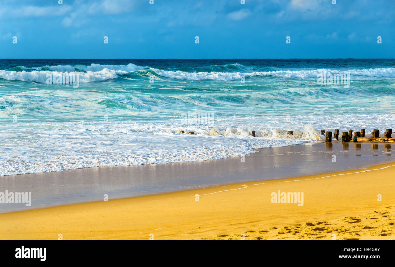 Beach on the Atlantic Ocean near Seignosse - France Stock Photo - Alamy