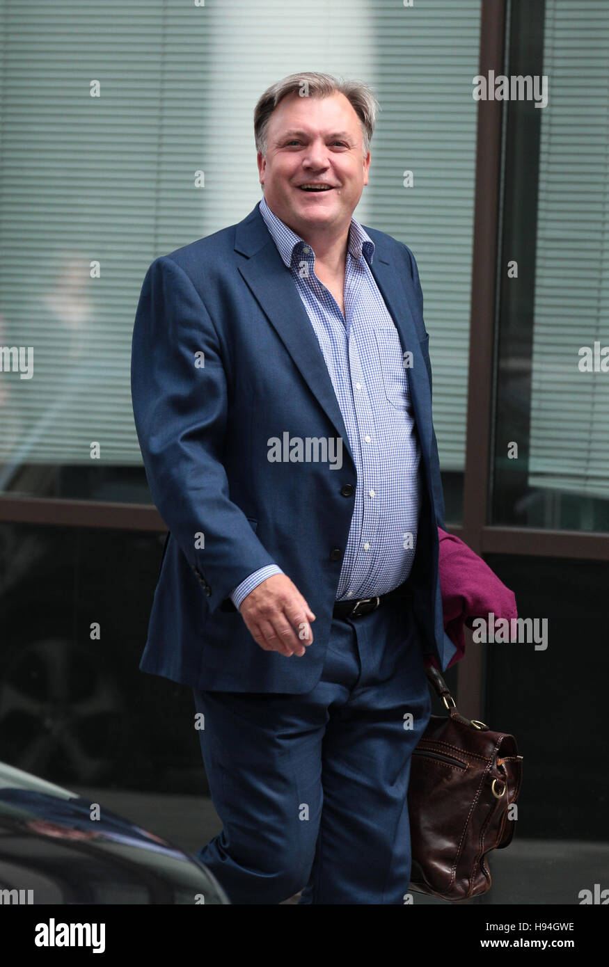 Ed Balls, Strictly Come Dancing contestant seen at the BBC studios ...