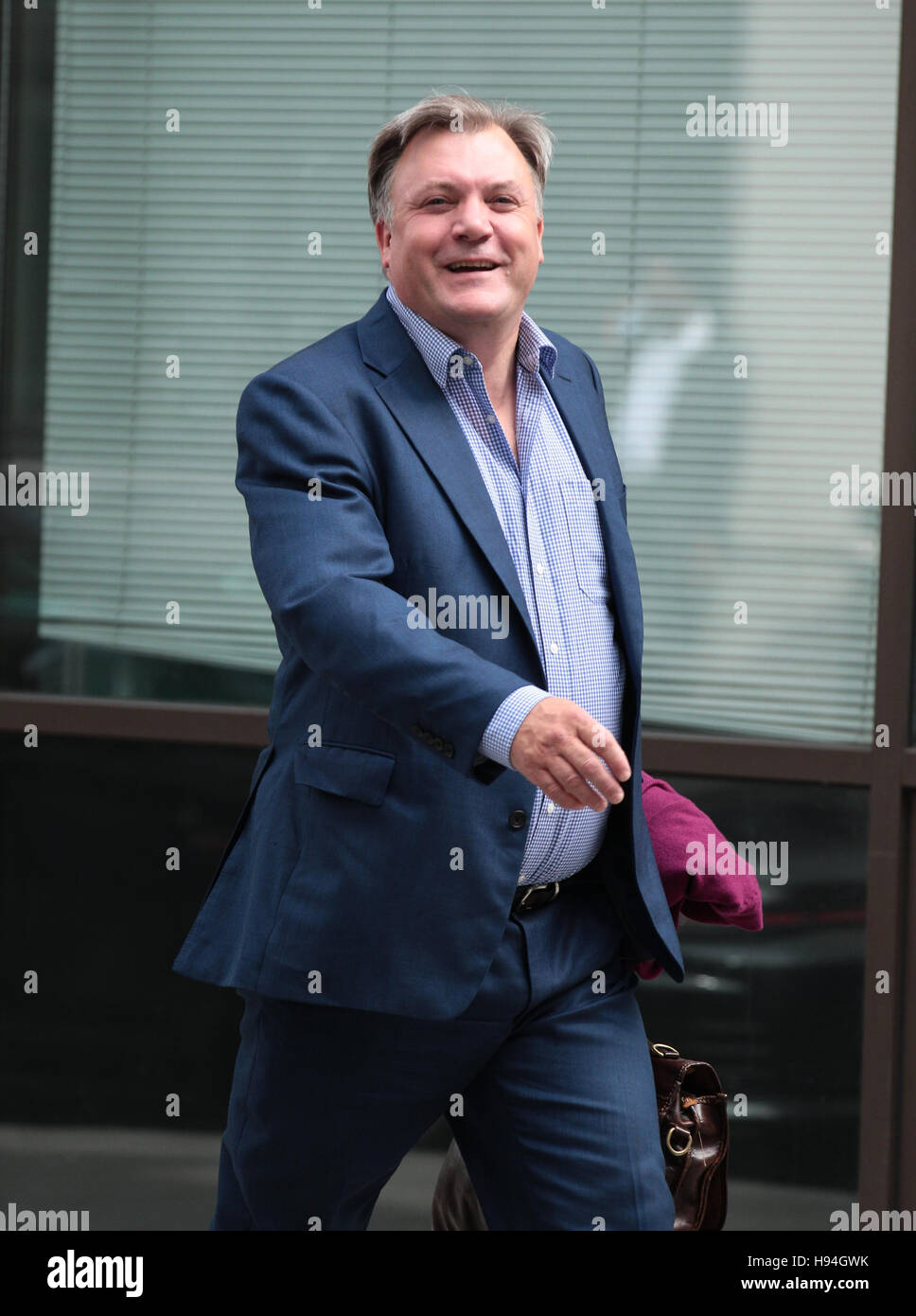 Ed Balls, Strictly Come Dancing contestant seen at the BBC studios ...