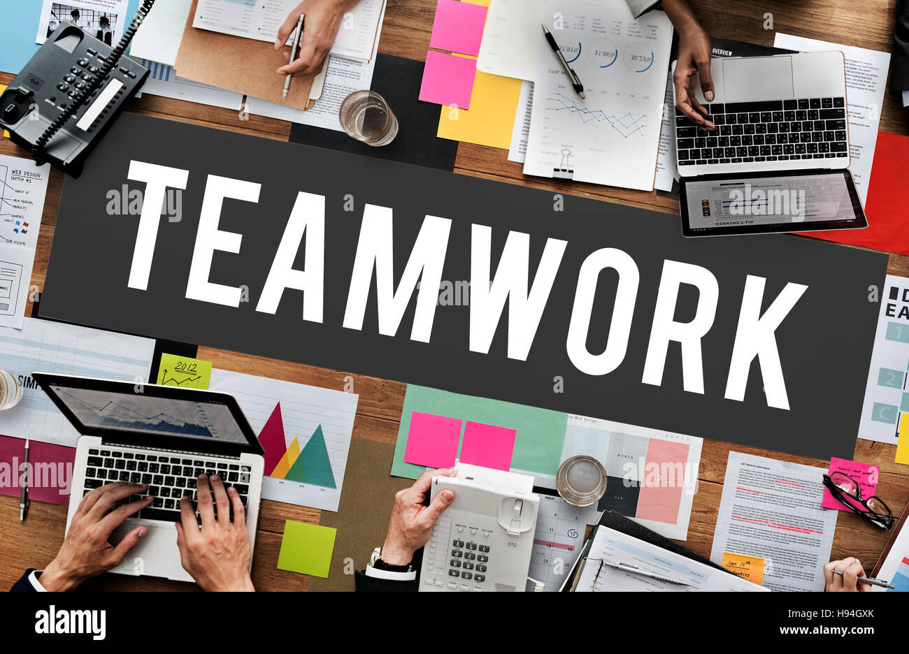 Teamwork Alliance Association Collaboration Concept Stock Photo - Alamy