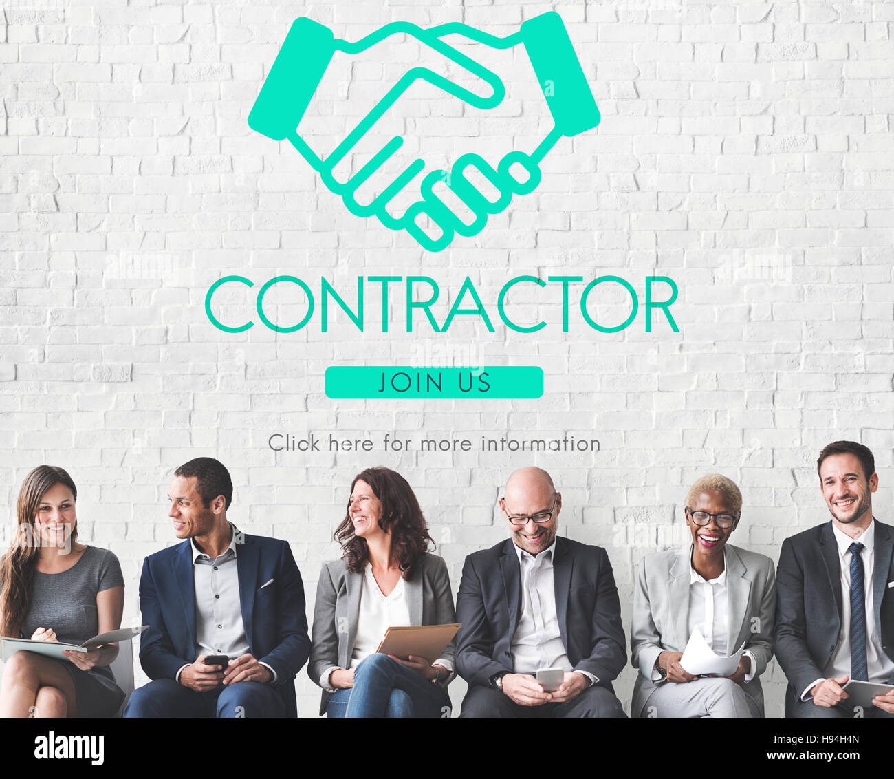 Business Organization Handshake Graphics Concept Stock Photo - Alamy