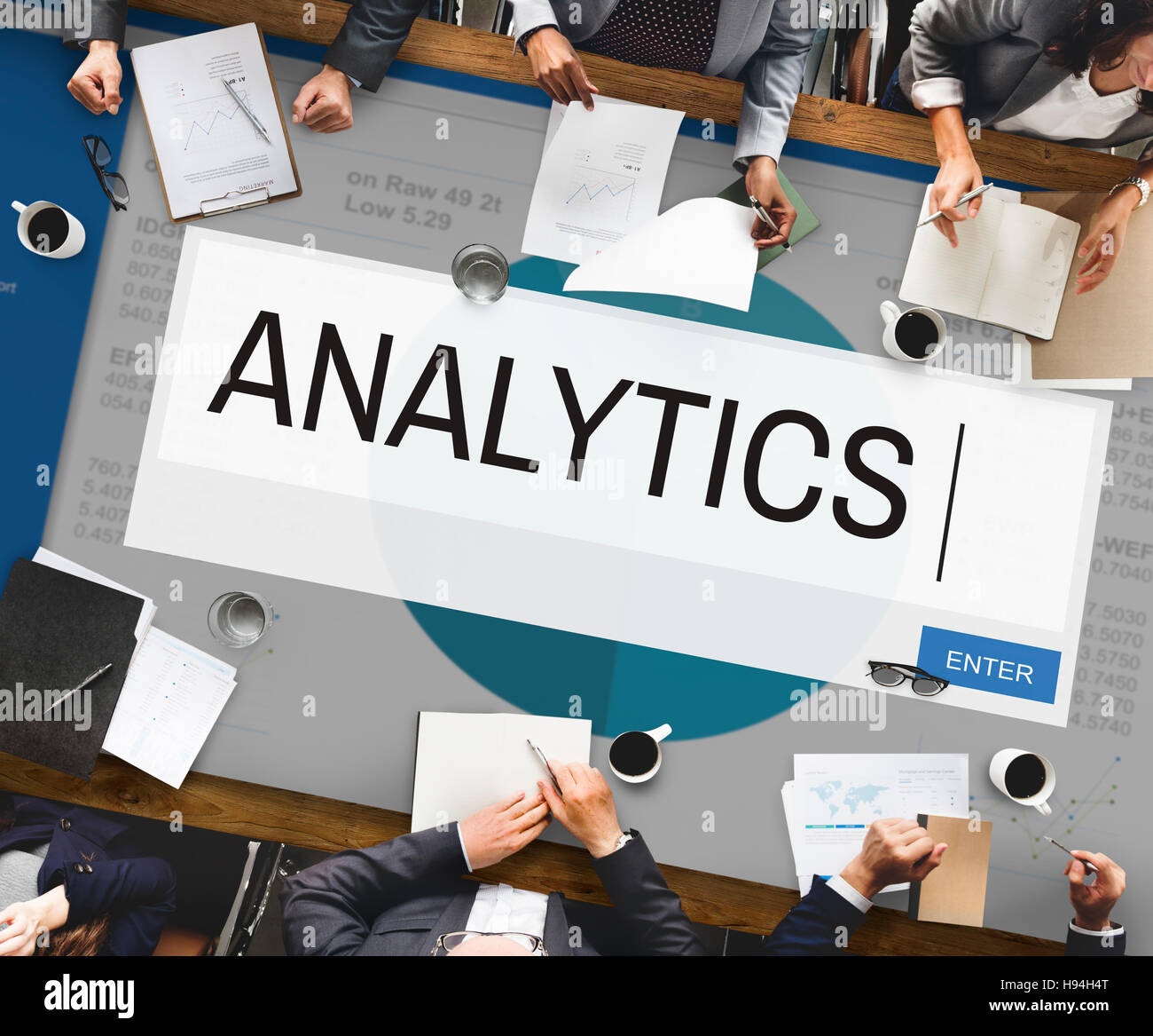 Analytics Strategy Solution Business Concept Stock Photo - Alamy
