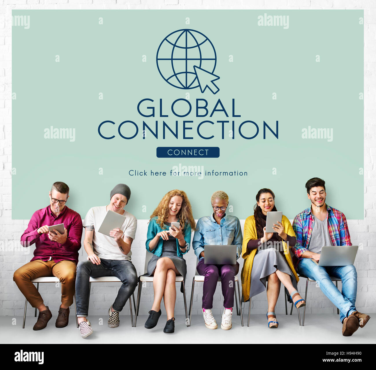 Global Network Connection Technology Concept Stock Photo - Alamy