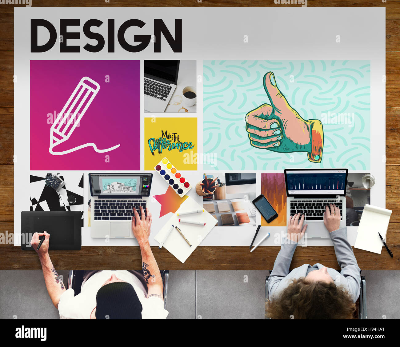 Art Pencil Drawing Creativity Imagination Skills Concept Stock Photo ...