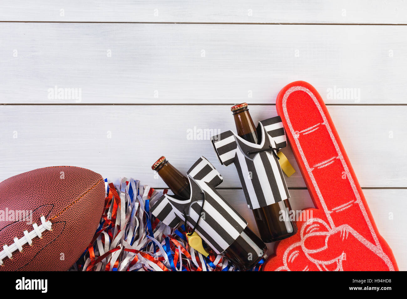 Game day football party table Stock Photo - Alamy