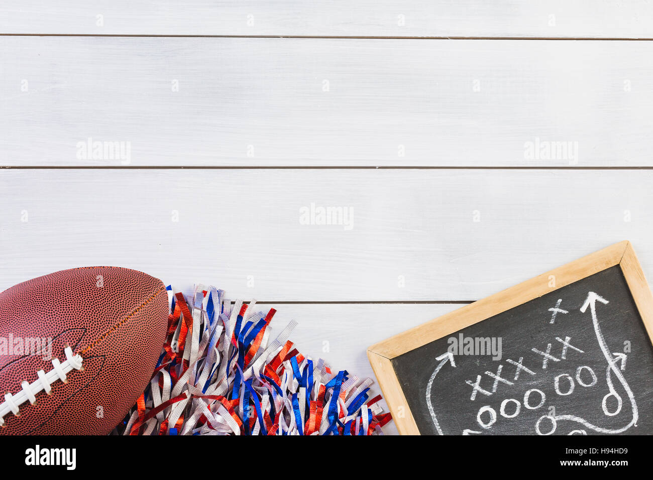 Game day football party table Stock Photo - Alamy