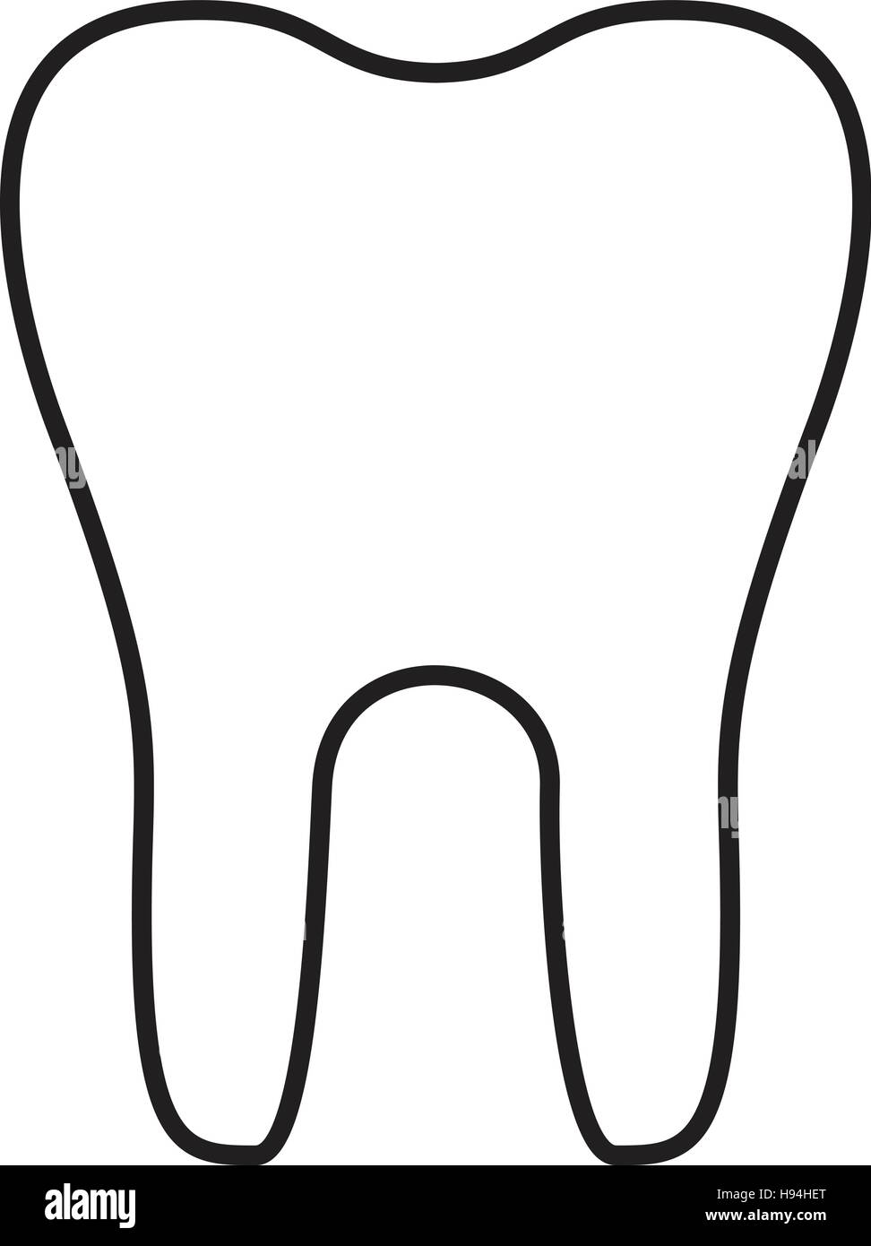 Teeth Icon Outline Stock Vector Image & Art - Alamy