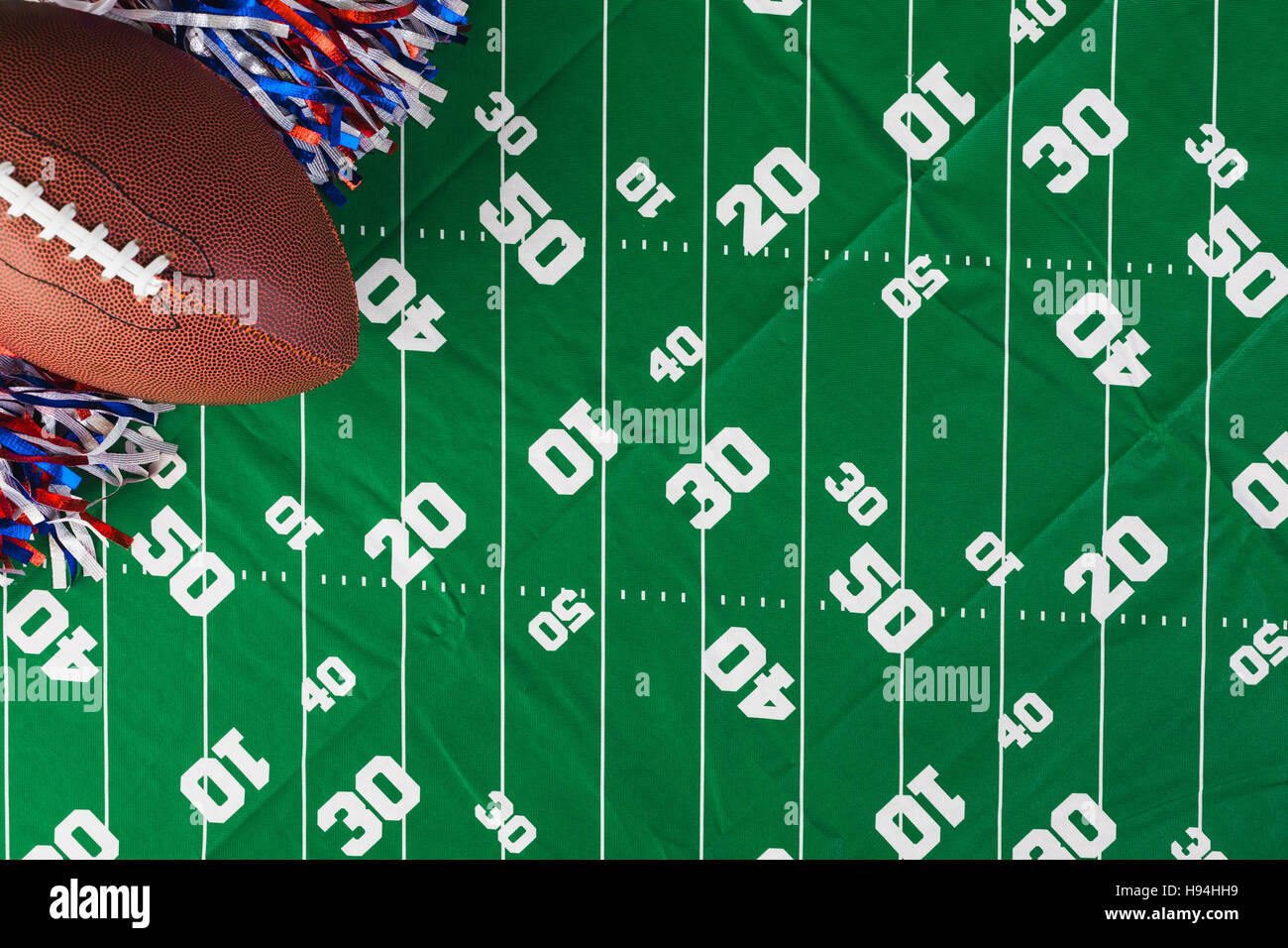 Game day football party table Stock Photo - Alamy