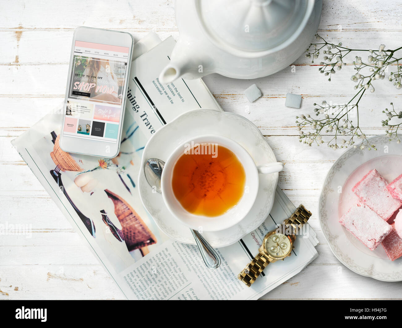Simple tea hi-res stock photography and images - Alamy