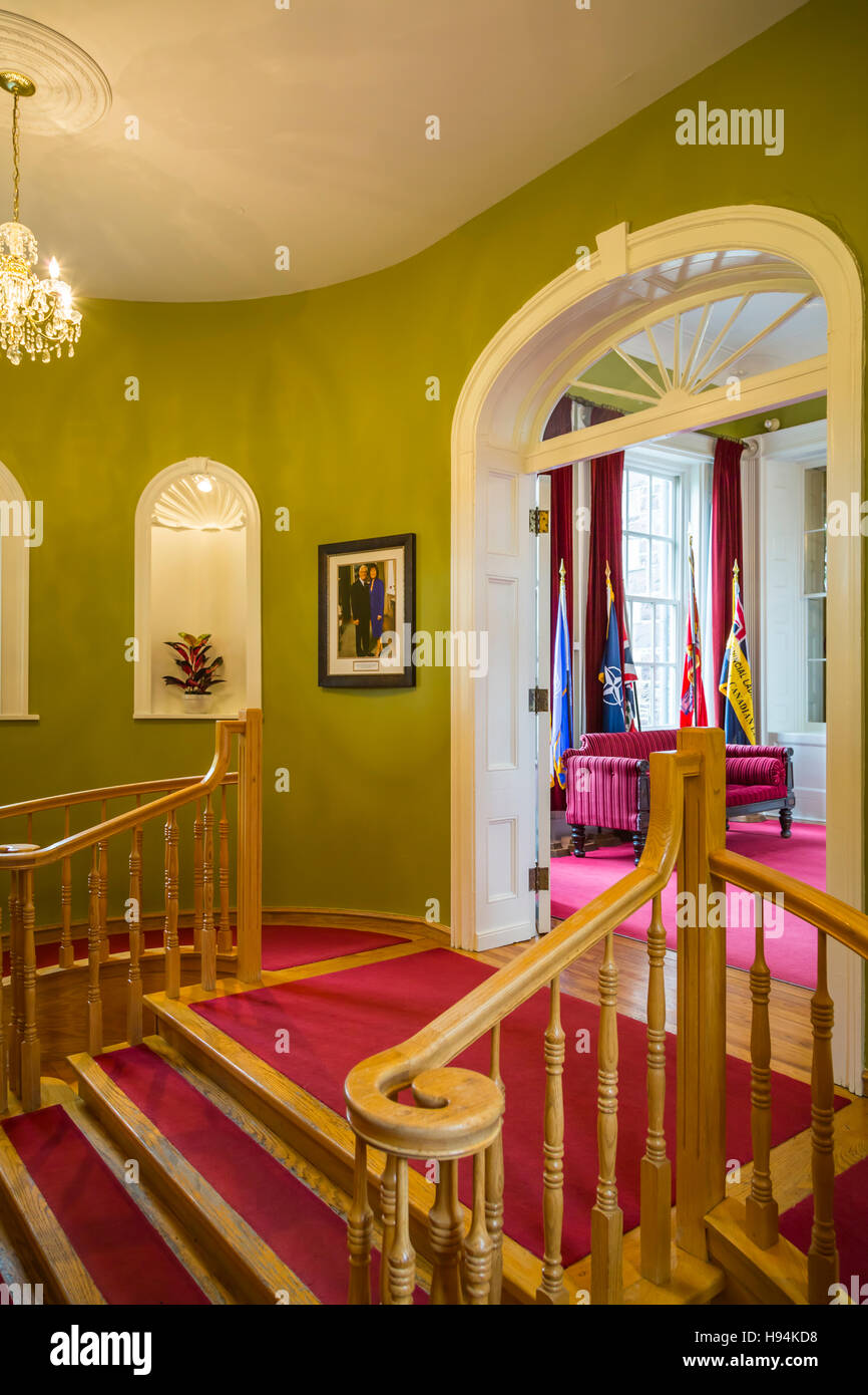 The lieutenant governor of newfoundland and labrador in canada hi-res ...