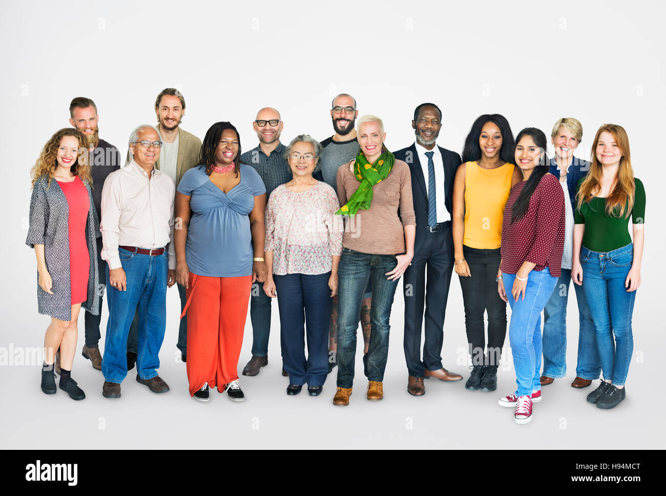 Diverse Group of People Community Togetherness Concept Stock Photo - Alamy