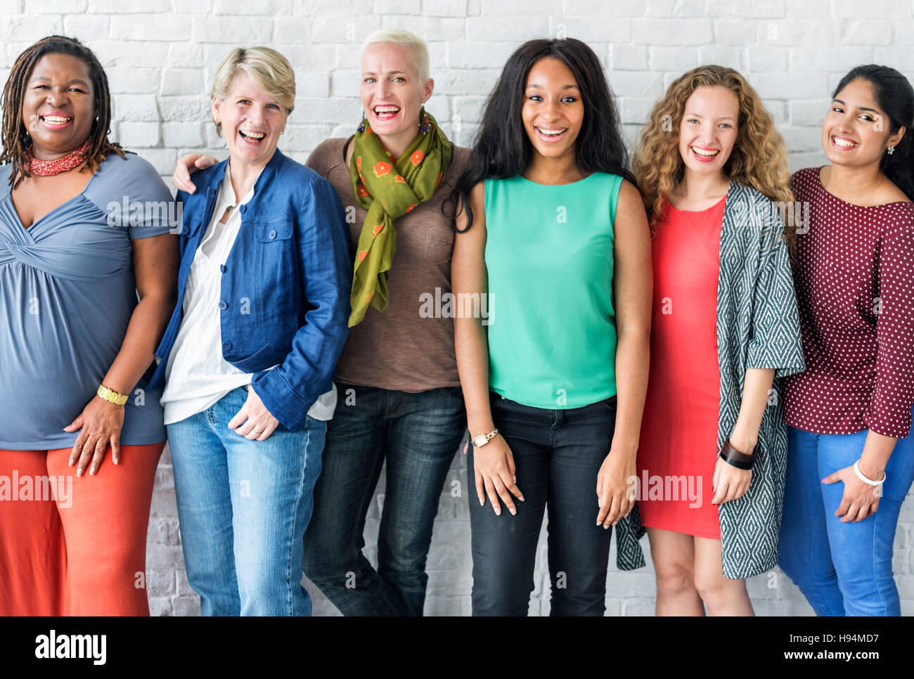 Group of Women Happiness Cheerful Concept Stock Photo - Alamy