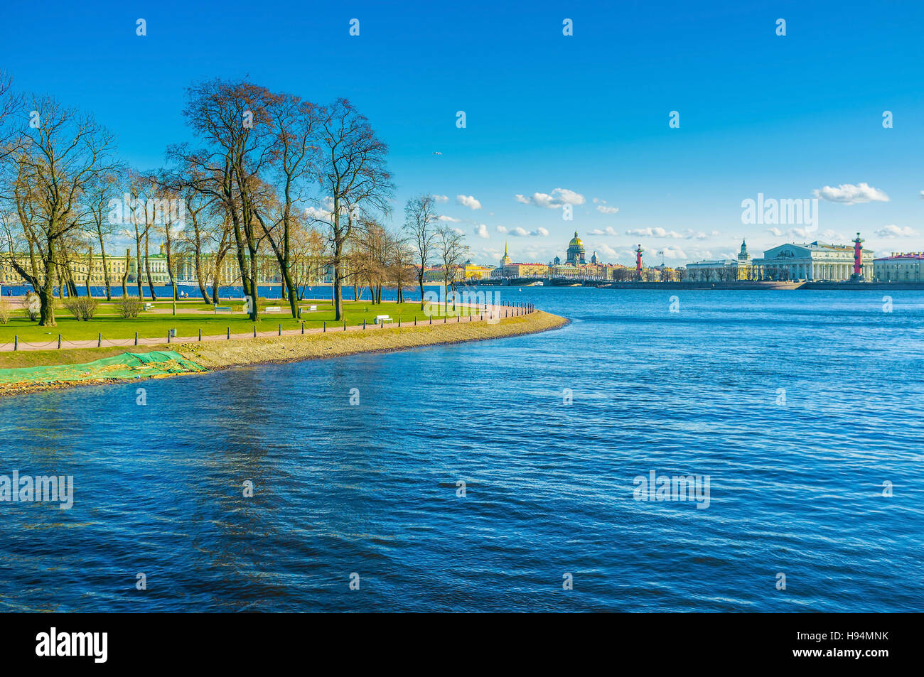 The park on the embankment of the Zayachy Island is the best place for ...