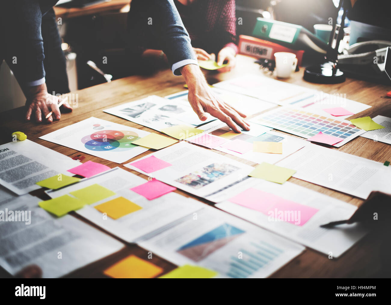Business People Meeting Design Ideas Concept Stock Photo - Alamy