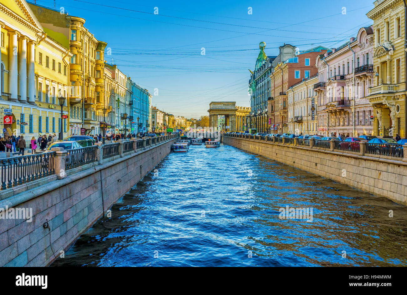 The Griboedov Canal boasts such religious landmarks as Kazan Cathedral ...
