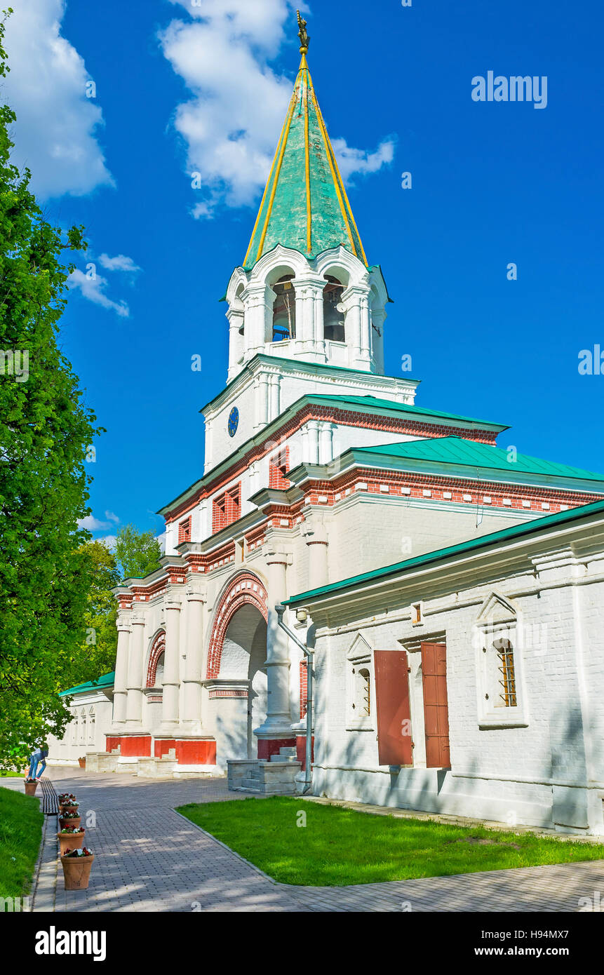 The Front Palace Gate of Kolomenskoye Manor is the preserved landmark ...
