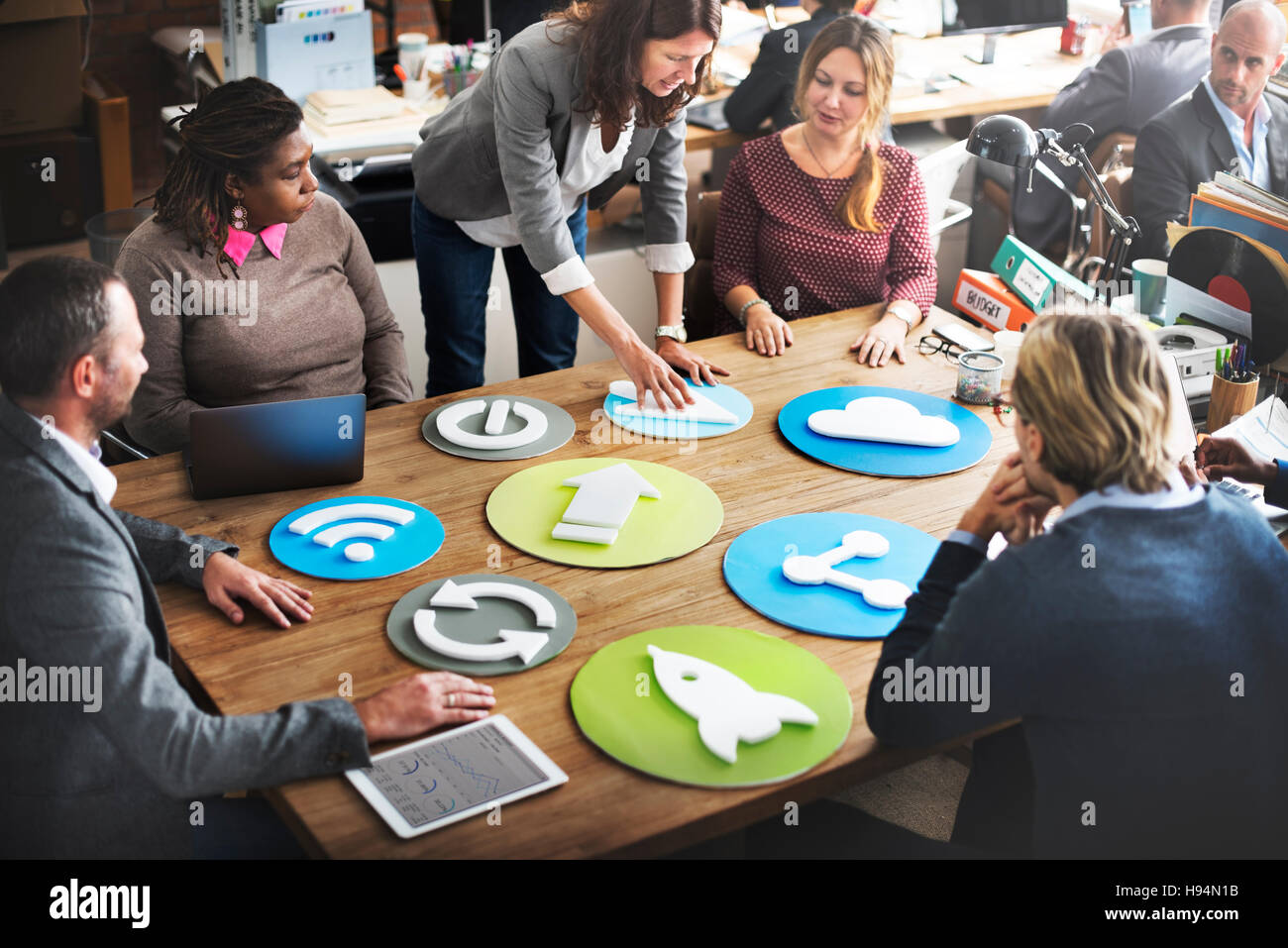 Icon Symbol Communication Internet Digital Concept Stock Photo - Alamy