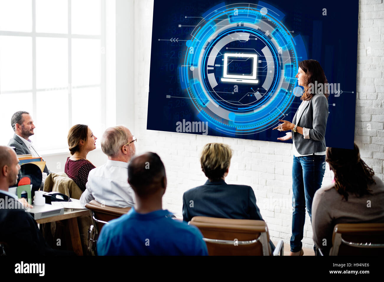 Computer Information Technology Connection Concept Stock Photo - Alamy