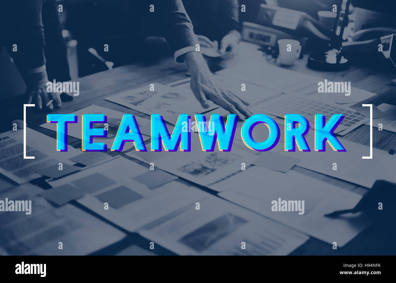 Teamwork Agreement Alliance Collaboration Unity Concept Stock Photo - Alamy