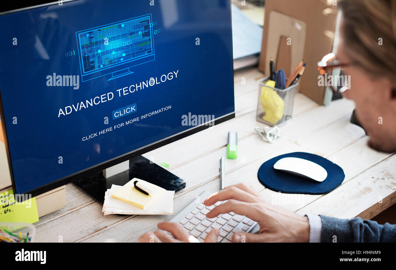 Computer Coding Code Advanced Technology Concept Stock Photo - Alamy