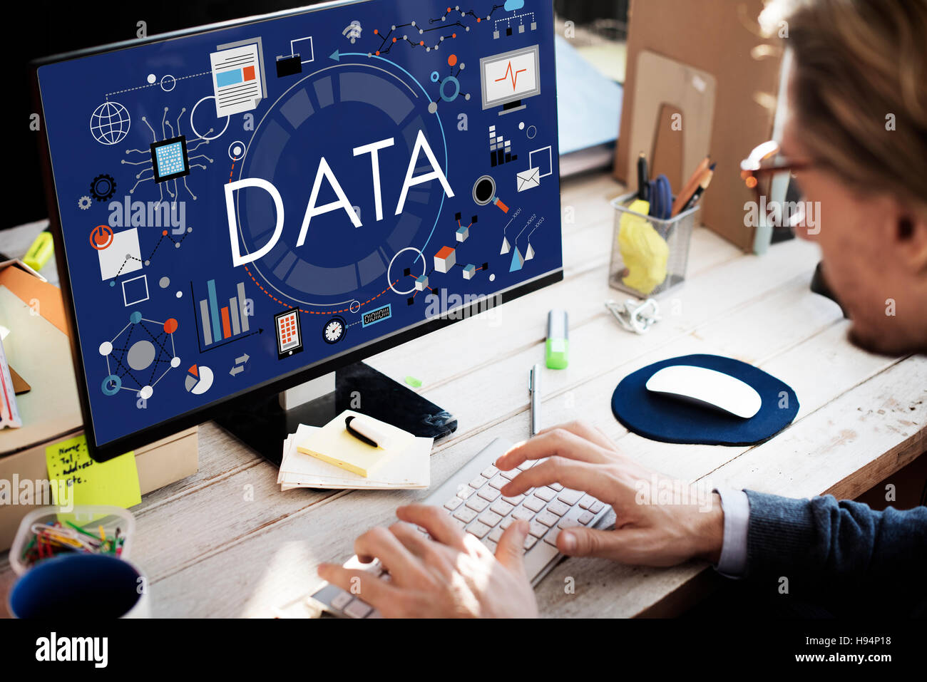 Data Information Statistics Technology Analysis Concept Stock Photo - Alamy