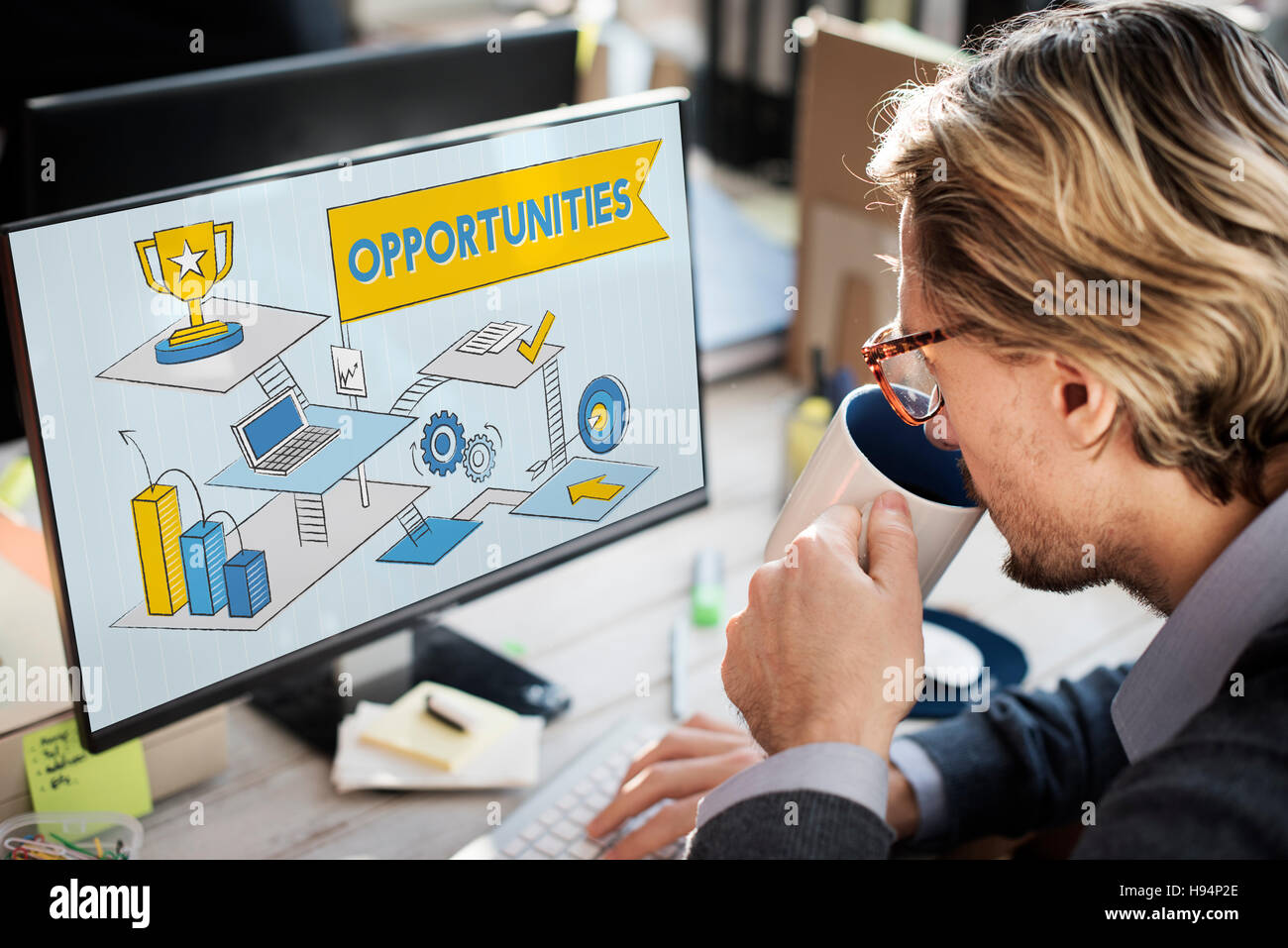Opportunities Strategy Development Target Goals Concept Stock Photo - Alamy