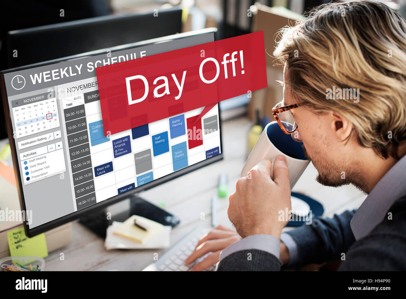 Day Off Holiday Vacation Relaxation Getaway Concept Stock Photo - Alamy