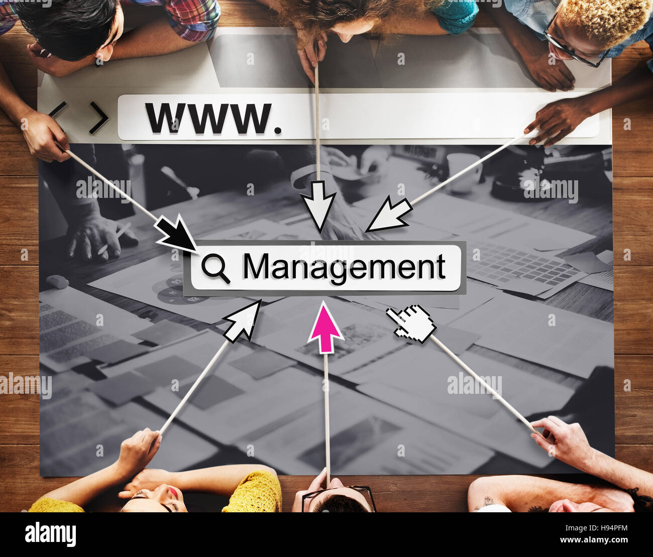 Management Manager Managing Organization Concept Stock Photo - Alamy