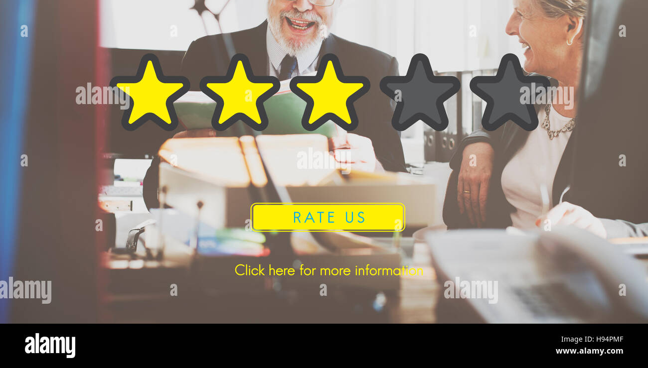 Customre Feedback Comment Vote Review Results Concept Stock Photo - Alamy