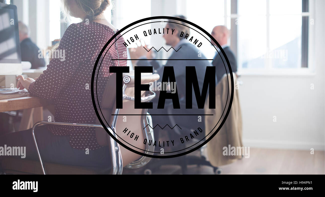 Team Teamwork Collaboration Connection Unity Concept Stock Photo - Alamy