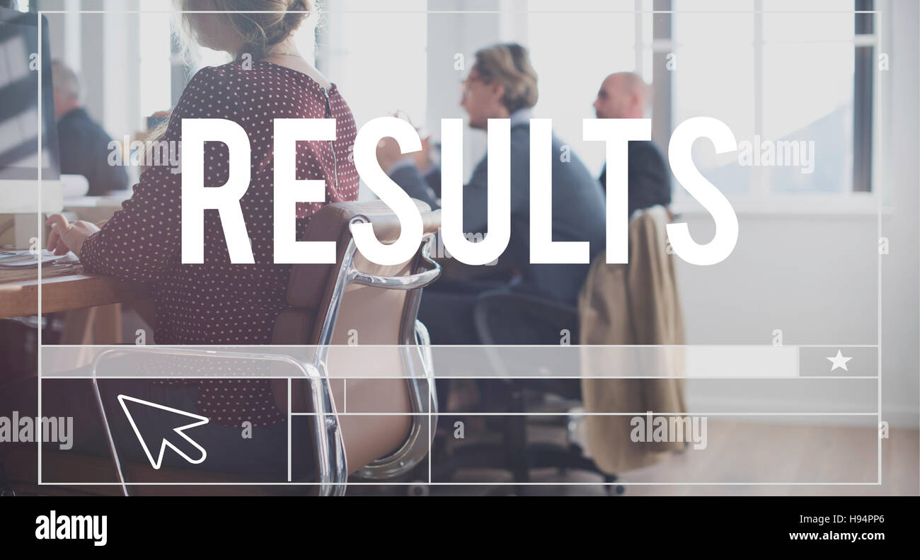 Results Progress Achievement Evaluation Outcome Concept Stock Photo - Alamy