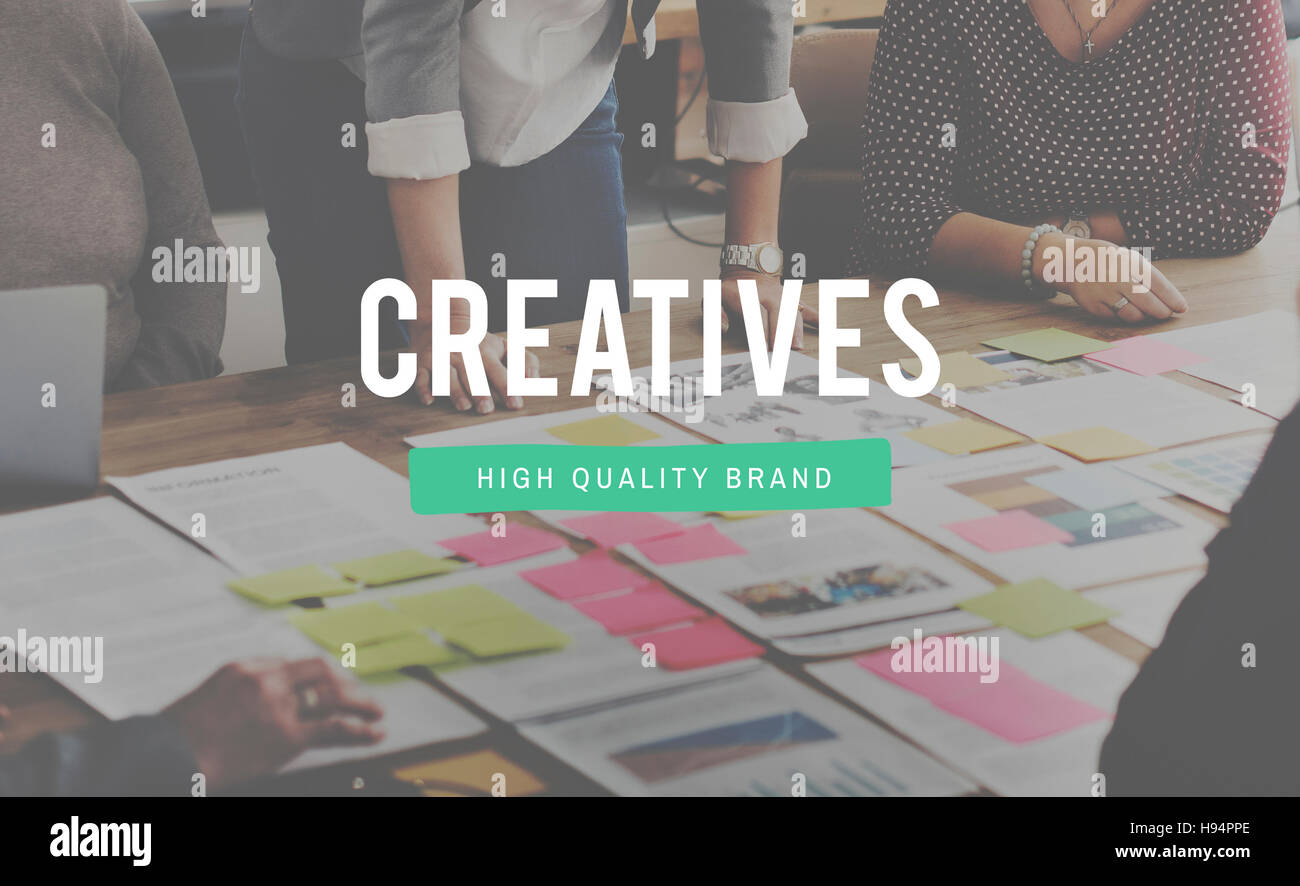 Creatives Designer Ideas Occupation Expertise Concept Stock Photo - Alamy