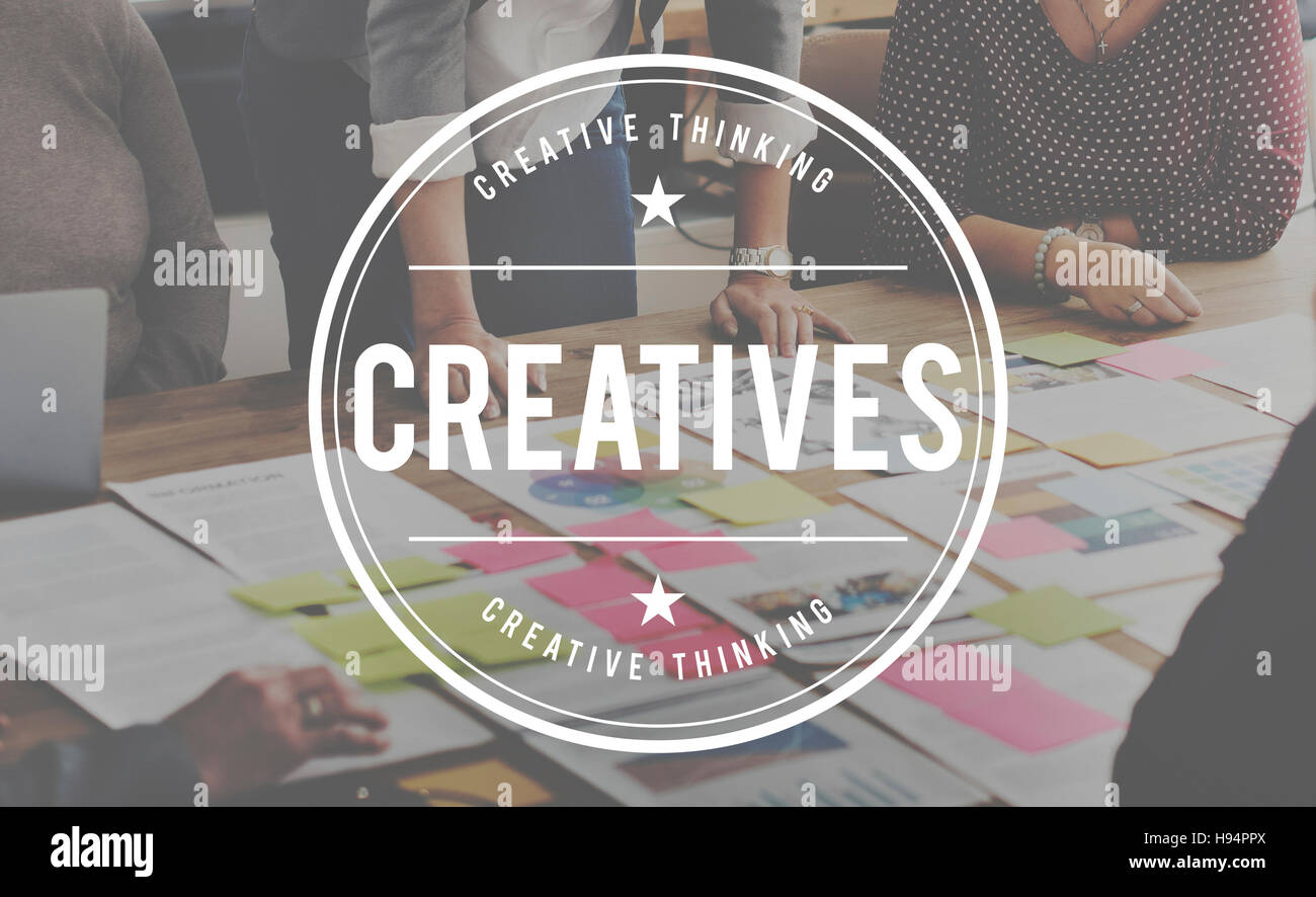 Creatives Designer Ideas Occupation Expertise Concept Stock Photo - Alamy