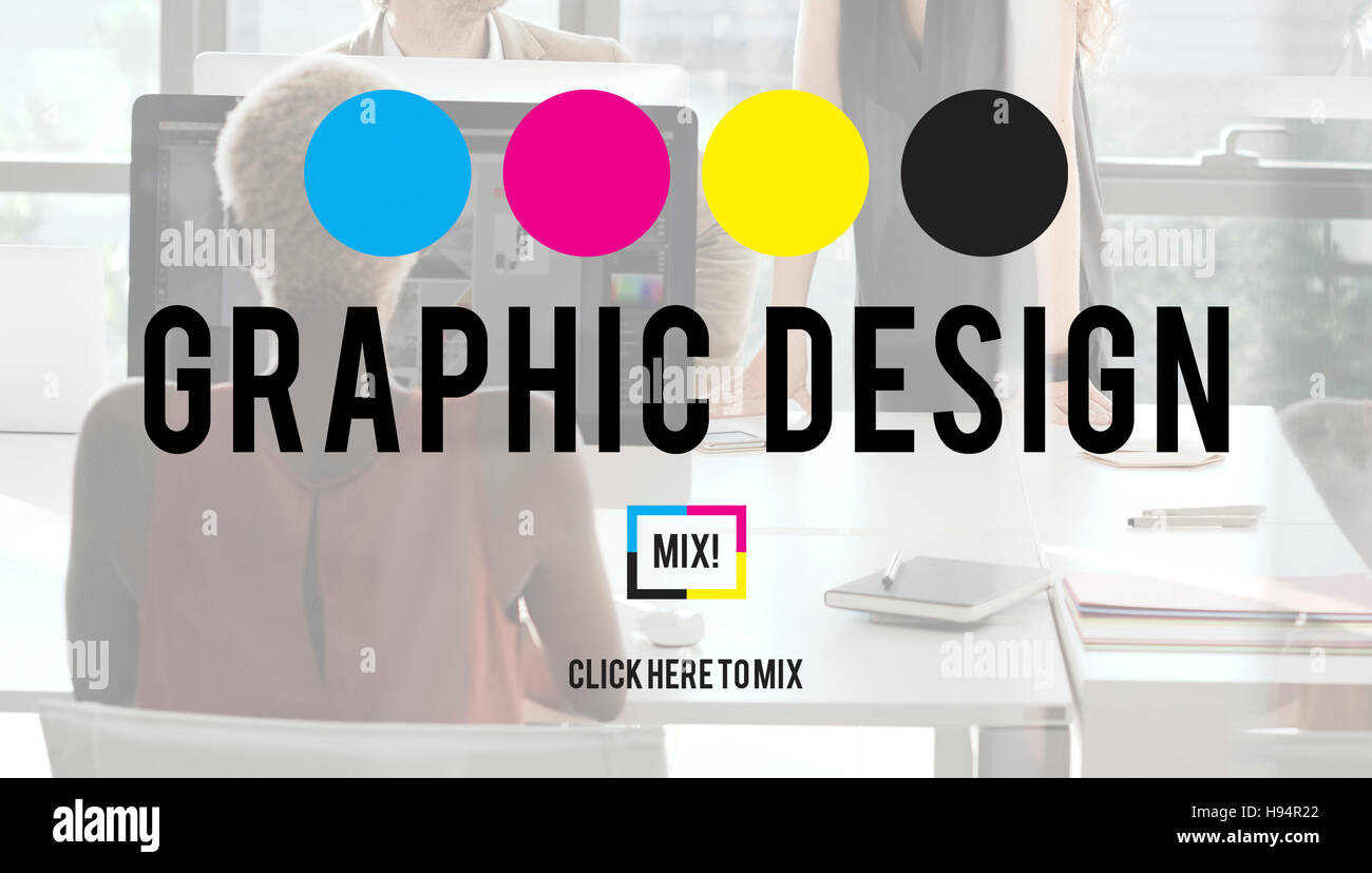 Design Graphic Creative Planning Purpose Draft Concept Stock Photo - Alamy