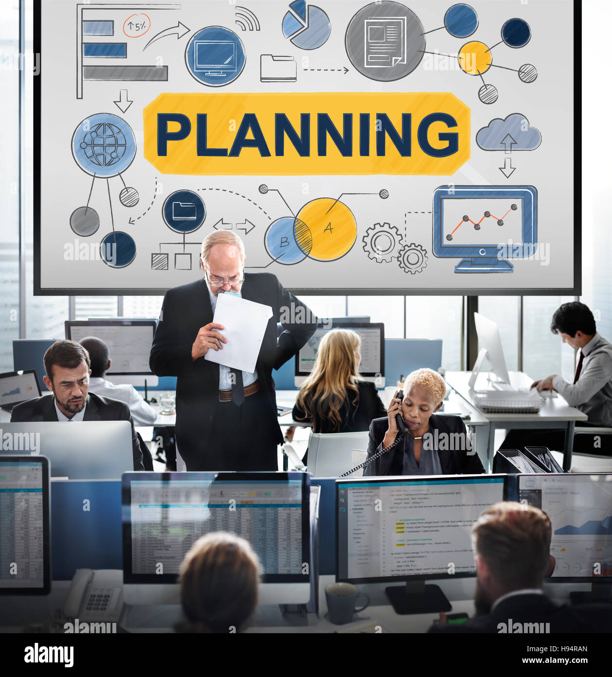 Global financial market planning hi-res stock photography and images ...