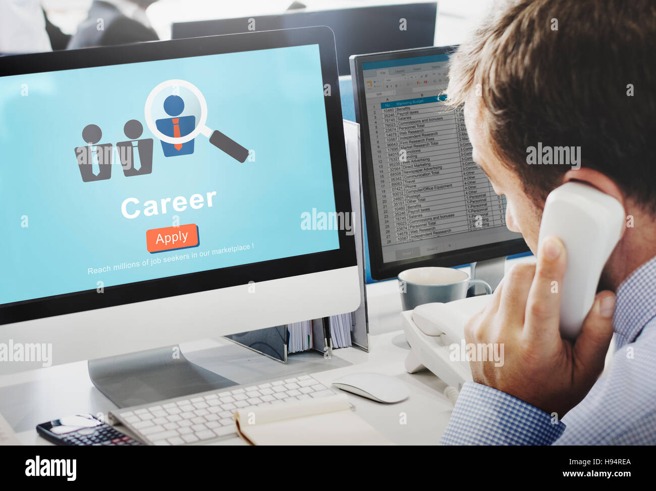 Career Expertise Hiring Professional Occupation Concept Stock Photo - Alamy