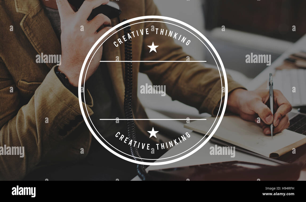 Creative Thinking Design Imagination Inspiration Concept Stock Photo ...